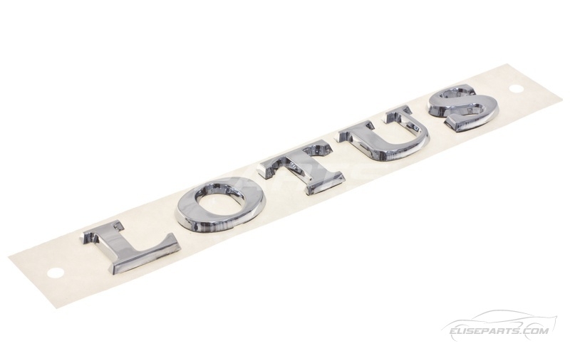 Lotus Raised Chrome Lettering A124B0326F | EliseParts