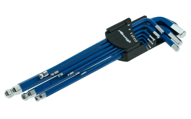 9 Piece Ball End Extra Long Allen Key Set | EliseParts