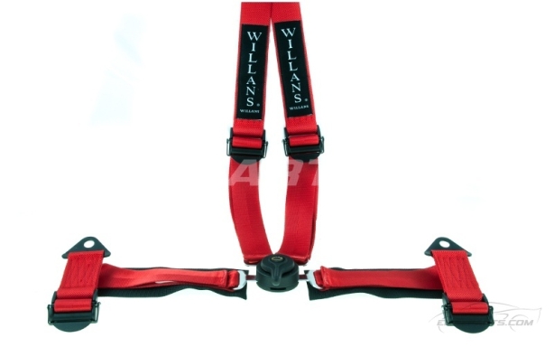 Willans Club A4 Non-FIA Red Harness | EliseParts